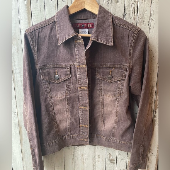Jackets & Coats | Brown Denim Jacket | Poshmark